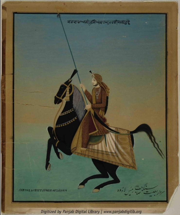 Raja Ajit Singh of Ladwa - Jat Chiefs