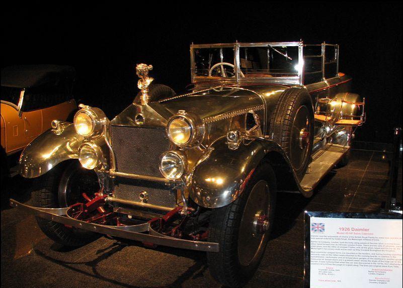 Maharaja of Bharatpur 1926 45 HP-German Silver bodied car. The car now ...