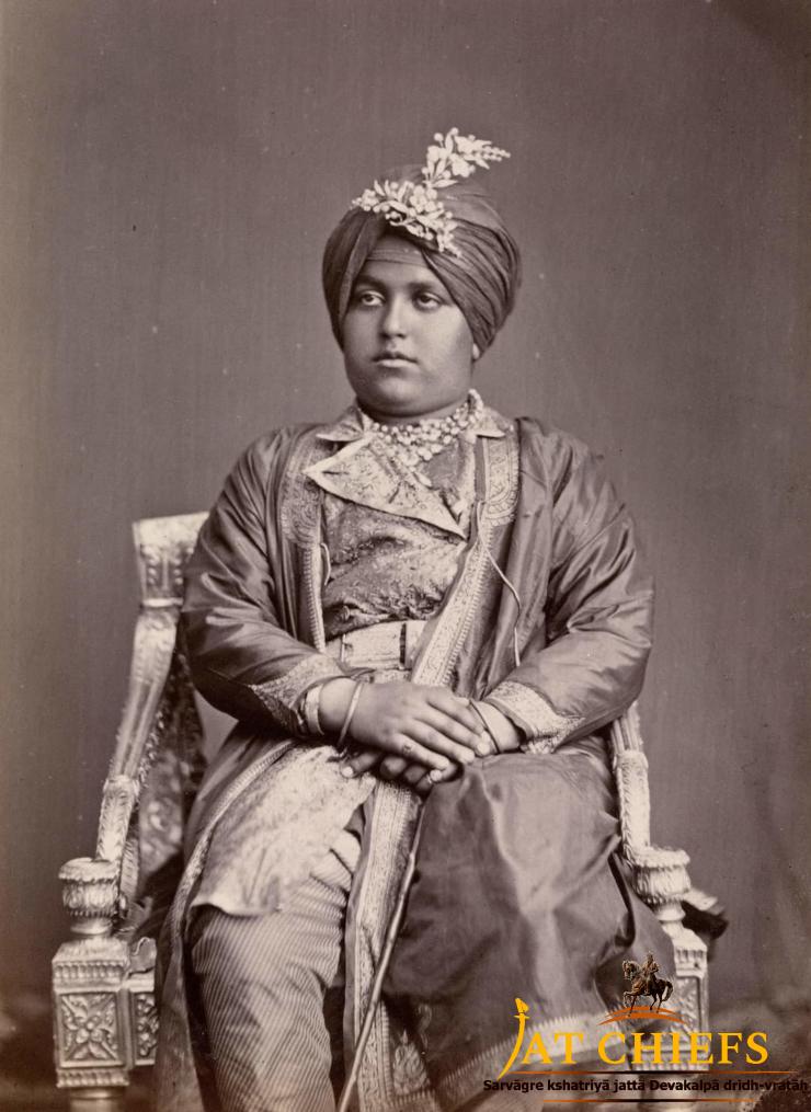 Raja Sir Ranbir Singh Sahib (1877-1916), brother of HH Rajinder Singh ...